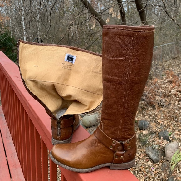 Frye | Shoes | Frye Rustic Brown Leather 75m Riding Boots | Poshmark